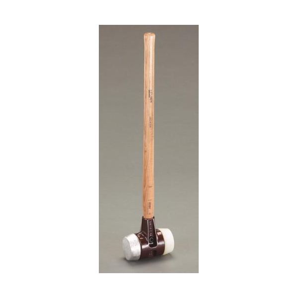 ●全重量…3.6kg●頭径…80mm●全長…800mm●材質…頭：軟鉄/ナイロン、柄：木製、ホルダー：鉄鋳物●交換ヘッド…EA575HH-30(ナイロン)、EA575HH-45（ソフトメタル）●ヘッド交換方法…ホルダー部分のインヘックスネジ...