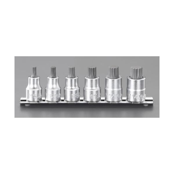 ●サイズ…M5・M6・M8・M10・M12・M14●差込角…3/8”●●XZN(R)ソケットは一般的にトリプルスクエアソケットと呼ばれ、ベンツ・BMW・フォルクスワーゲンなどの欧州車に幅広く使用されています。四角形を三重に重ねた形をしており...