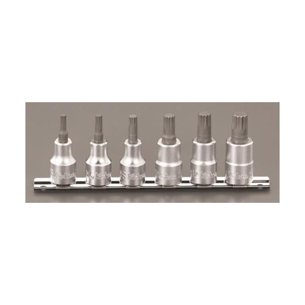 ●サイズ…M5・M6・M8・M10・M12・M14●全長(mm)…60●差込角…1/2”類似商品はこちら エスコEA618BW-200 直送 代引不可14,388円エスコ EA618CV-5 1／2”DRx M2,853円エスコ EA618...