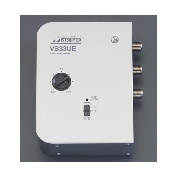 ●受信チャンネル…UHF:470〜710(13〜52ch)BS・CS:1032〜3224MHz●標準利得…UHF:25〜33dBBS・CS:-12dB以上●入出力インピーダンス…75Ω(F型)●サイズ…121×90×33(H)mm●重量…0...
