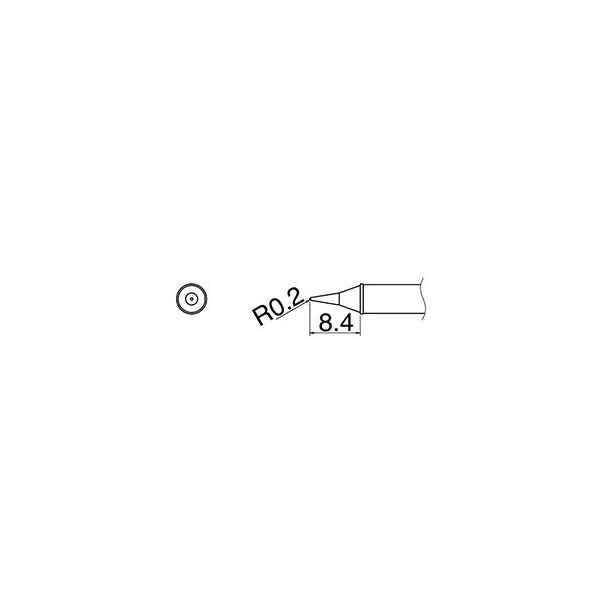 ●こて先…R0.2mm●こて先長…8.4mm●設定温度…450℃●EA304AL用の交換用こて先です。類似商品はこちらエスコ EA304AL-2 R0．2mm 交換2,090円エスコ EA304AL-42 R0．2mm 交2,090円エスコ...