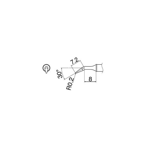 ●こて先…R0.2mm●こて先長…8mm+7.2mm(先端曲がった部分)●先端角度…30℃●設定温度…400℃●EA304AL用の交換用こて先です。類似商品はこちらエスコ EA304AL-2 R0．2mm 交換2,119円エスコ EA304...