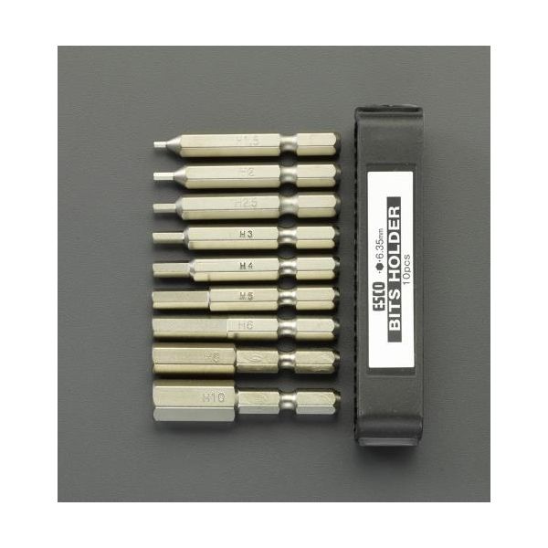 ●六角シャンク…1/4”●サイズ(mm)…1.5・2・2.5・3・4・5・6・8・10(9本組)類似商品はこちらエスコ EA611BN-100 9本組／1．54,305円エスコ EA611BL-1.5 1．5x50m256円エスコ EA61...