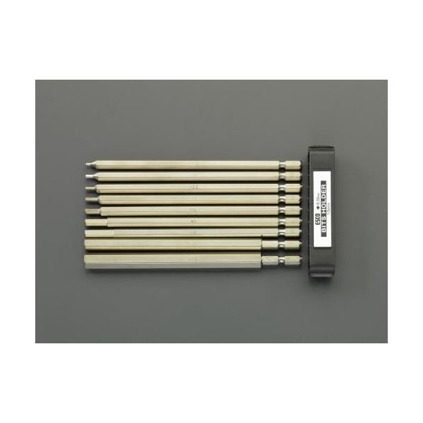 ●六角シャンク…1/4”●サイズ(mm)…1.5・2・2.5・3・4・5・6・8・10(9本組)類似商品はこちらエスコ EA611BL-100 9本組／1．52,358円エスコ EA611BN-10 10．0x150843円エスコ EA61...