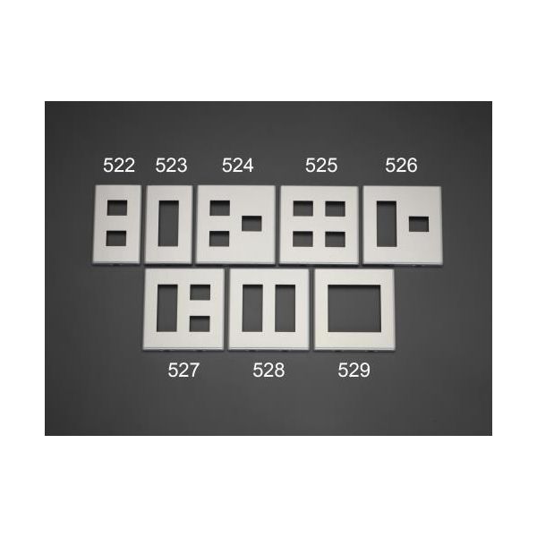 ●新金属プレート2型●材質…耐食アルミニウム合金●列…1列●口数…2口●サイズ…70(W)×120(H)×8.8(T)mm類似商品はこちらエスコ EA940CD-521 1連用 1コ用595円エスコ EA940CD-527 2連用 5コ用1...