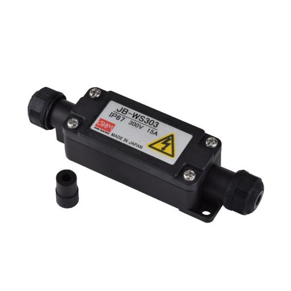 ●極数…3P●色…黒●サイズ…115(W)×28.2(D)×24(H)mm●定格容量…15A・300V●適合電線公称断面積…1.25mm2以下●端子ねじ…M3×8フリー端子ねじ●使用範囲温度…-25〜+80℃●キャプコンと端子台が一体。即作...