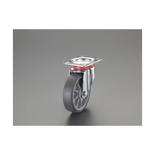 ●材質…金具：スチール、車輪：TPE(熱可塑性エラストマー)●車輪径×幅…200×40mm●全高…237mm●重量…3.9kg●耐荷重…250kg●穴径…11mm●プレートサイズ…135×110mm●取付ピッチ…105×75mm●ボールベア...