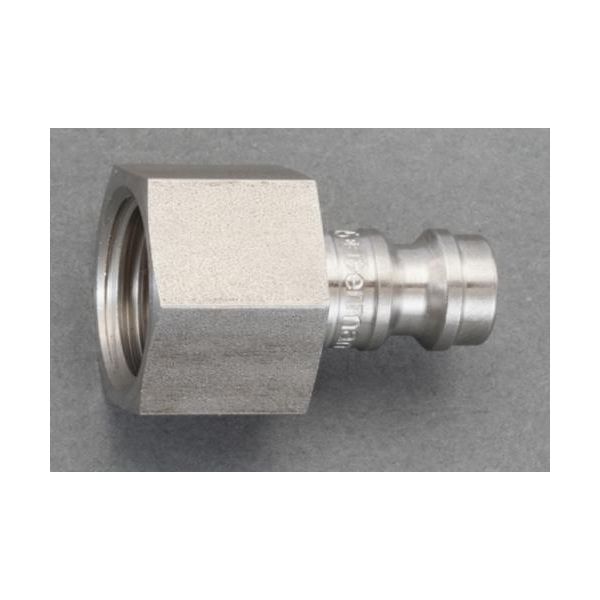 ●最高使用圧力…3.5MPa●材質…ステンレス●シングルシャットオフバルブ●全長…27mm●オーリング（FKM）●衛生が要求される場所での圧縮空気の使用（クリーンルーム等）●ねじサイズ…M12×1.5類似商品はこちらエスコ EA140GK-...