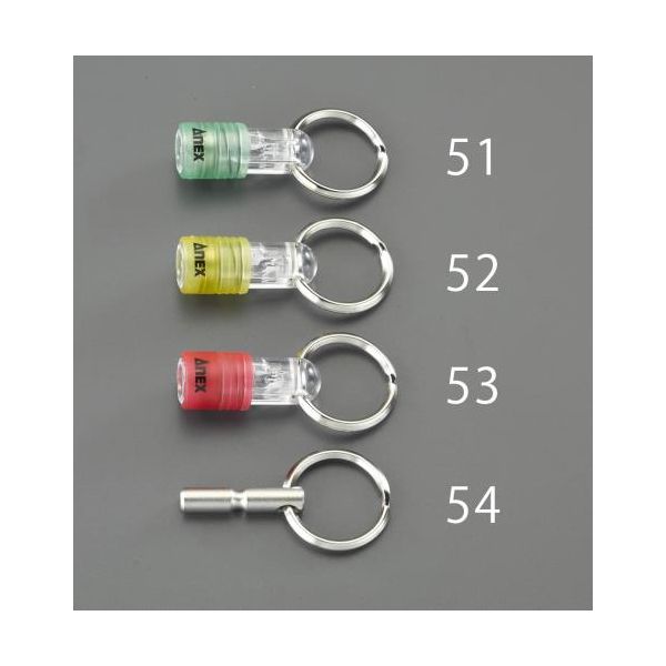 ●カラビナは付属しておりません。●本体外径…35mm●耐荷重…各500g●六角シャンク類の持ち運びや保管に便利です。n●柔軟性ポリプロピレンで変形に強く、鉄製内部リングで耐衝撃性に優れています。●カラー…レッド●六角対辺…1/4”●全長…3...