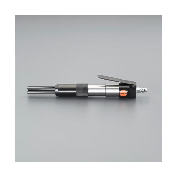 ●使用コンプレッサー…1.5HP以上●使用圧力…0.63MPa●空気消費量…120L/min●打撃数…4800bpm●刃幅(mm)…φ3x125mm●吸入口…PT1/4”●全長…295mm●重量(g)…1300●ニードル数…12本●プラグ付...