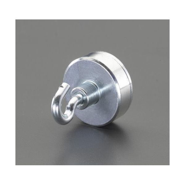 ●材質…ネオジウム磁石●吸着力…343N(35kgf)●使用温度…80℃以下●サイズ…φ32×7(フック込：30)mm●流通している磁石の中で最高の磁気特性を持ち、機械的強度に優れるネオジウム磁石使用●フック付●フックは取外し可能です。●磁...