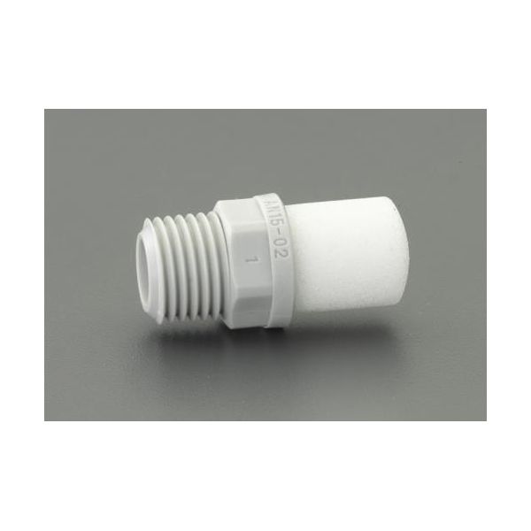●最大使用圧力…1.0MPa●使用温度…5〜60℃●材質…ボディ：樹脂吸音材：樹脂焼結体●使用流体…圧縮空気●RoHS対応品●取付ねじ…M5×0.8●消音効果…30dB類似商品はこちらエスコ EA153SK-22 R 1” サイレ3,390...