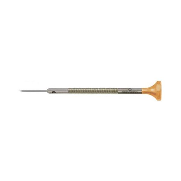 ●刃幅×刃厚…1.8×0.1mm●軸長…25mm●全長…103mm●材質…ヘッド：ポリアセタール本体：硬化ステンレス鋼(54HRC)●人間工学に基づいたデザイン＆摩擦抵抗が低いヘッド部分で長時間作業も快適に類似商品はこちらエスコ EA550...