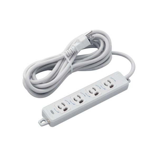 ●定格…15A・125V(1500W)●抜け止め機構付●プラグ…接地2P(耐トラッキング)●パイロットランプ、マグネット付●サイズ…45×228×26mm●壁や机に仮固定できるフック付●コンセント…接地2P(抜止)×4口●コード長…5m類似...