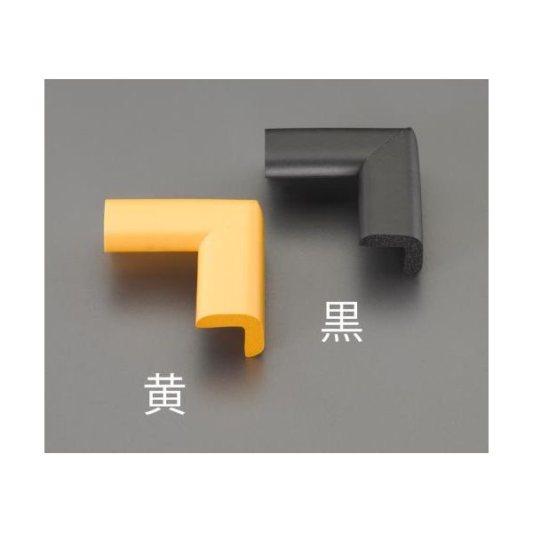 ●商品名…安心クッション　コーナー用●材質…NBR(発泡ゴム)●粘着付●工作機械の周辺等の油を使用する場所のコーナー保護に●サイズ(mm)(A×B×C)…70×70×48●厚み(D)…18mm●カラー…ブラック類似商品はこちらエスコ EA9...