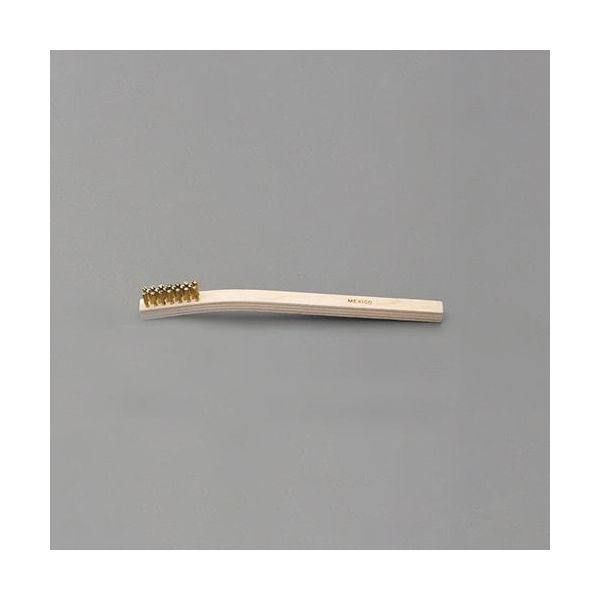●ブラシ材質…真鍮(ソフト)●毛丈…11mm●ハンドル材質…合板●全長…200mm●ブラシサイズ…6.4×32mm●線径…0.15mm●行数…3行●丈夫な木製ハンドルで水に濡れてもハンドルの変形を防ぐよう設計されています類似商品はこちらエス...