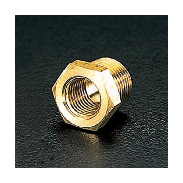 ●材質…真鍮●ねじ径(雄)×(雌)…R（PT）3/8”×Rc（PT）1/4”●入数…1個●使用圧力…1.0MPa類似商品はこちらエスコ EA141AE-12A Rc1／8”x255円エスコ EA141AE-34A Rc3／8”x456円エス...