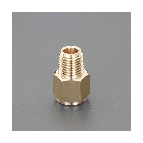 ●外ねじ…PT3/8”(R)●内ねじ…PF3/8”(G)●材質…黄銅（カドミレス材）●使用圧力…6.90MPa●使用温度…-50〜150℃●RoHS指令相当品(カドミウム含有75ppm以下)●※ガスケットは付属していません。類似商品はこちら...