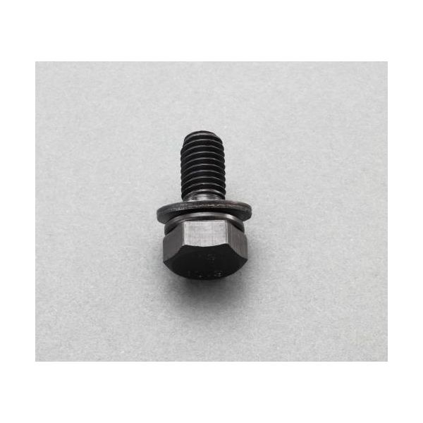 ●材質…ねじ：構造用合金鋼（SCM）平座金：S55C●ワッシャー付●ISO/10.9●仕上げ…黒色酸化被膜●硬度…HRC40〜50●ねじ精度…6g●並目ねじ●サイズ…M8×30●ピッチ…1.25●頭対辺…13mm●頭対辺…13mm●半ねじ●...