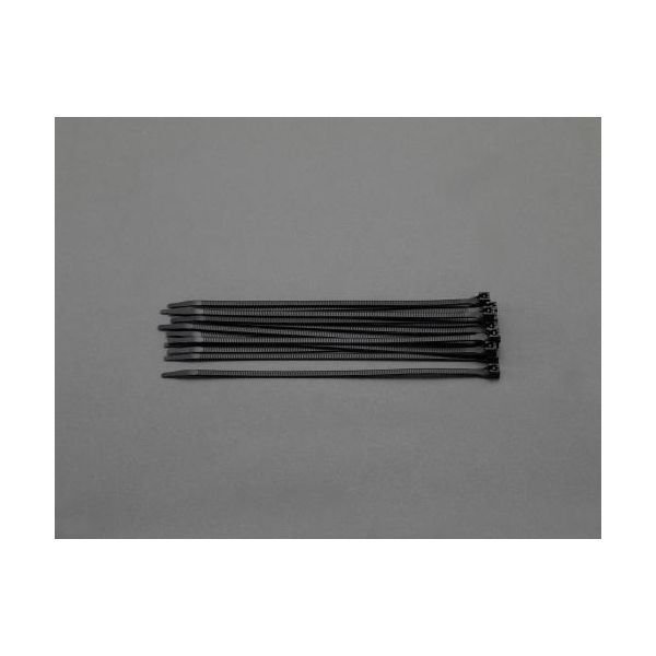 ●材質…ナイロン66●色…黒●厚み(mm)…1.4●使用温度範囲…−40〜85℃●全長(mm)…280●最大径(mm)…76●幅(mm)…4.3●ループ引張強度(kgf)…34●入数は8本です。類似商品はこちらエスコ EA475FD-365...