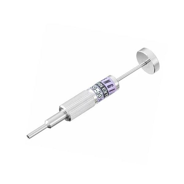 ●全長…85mm●先端内径…φ1.9mm●先端外径…φ2.5mm●ハウジングに挿入された接続端子の抜出作業に最適です。●重量(g)…24●材質…ステンレス・真鍮●先端長さ…12mm類似商品はこちらエスコ EA514CA-11 φ2．5x1．...