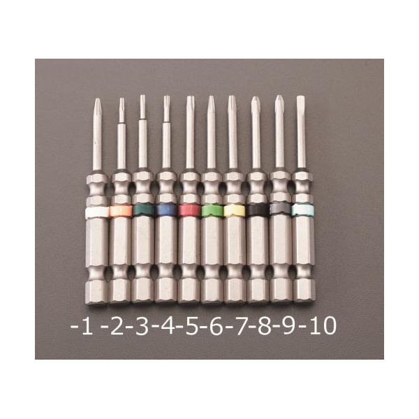 ●先端形状…TP-05●先端サイズ…1.7mm●全長…65mm●材質…合金鋼●対応ネジ…ペンタローブネジ●軸長(mm)…24類似商品はこちらエスコ EA552EW-6 TP03x65mm922円エスコ EA552EW-8 TY03x65mm...