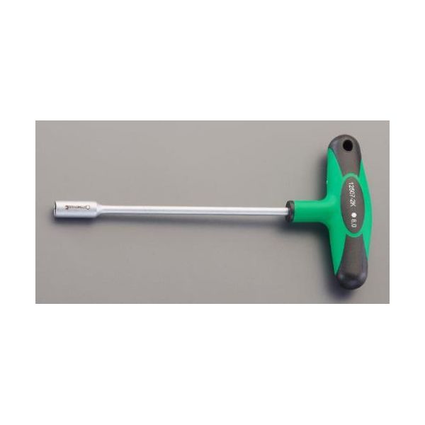 ●サイズ(mm)…13●サイズ…軸長(L1；mm)：200全長(L2；mm)：240●重量…176g●ツートンカラーの樹脂グリップ付きT型ナットドライバー●早回しやトルクをかけたい時に最適です。類似商品はこちらエスコ EA565BG-12 ...