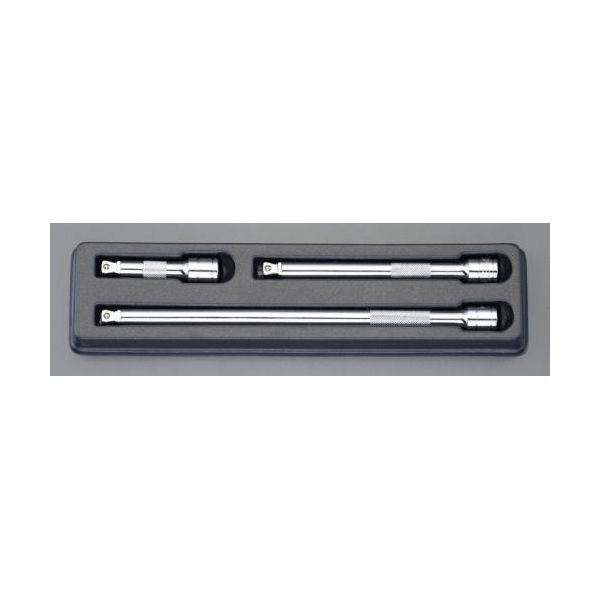 ●差込角…3/8”●全長(mm)…75・150・250(3本組)●奥まった所での作業に便利なエクステンションバーのセット●±10°まで角度をつけることができます。類似商品はこちらエスコ EA617DG-803 3／8”DRx1,052円エス...