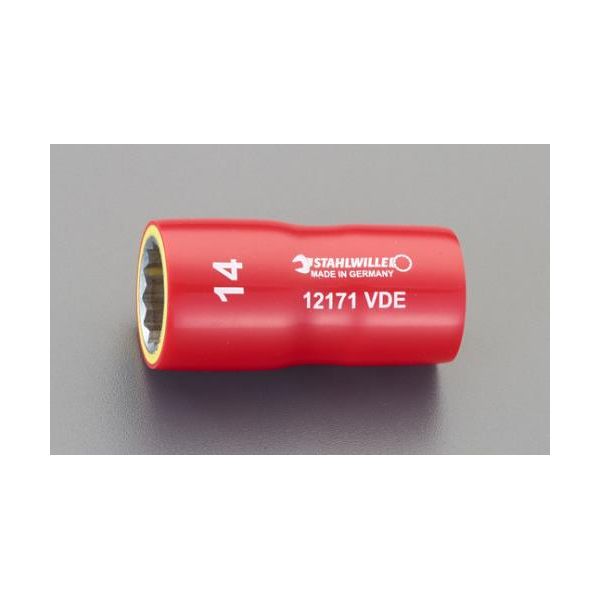 ●全長(mm)…48●対辺(mm)…14●外径(mm)…24.4●差込角…3/8”●重量(g)…40●材質…クロム合金鋼●絶縁試験…1000V●1000V絶縁類似商品はこちらエスコ EA640RJ-8 3／8”DRx 86,199円エスコ ...