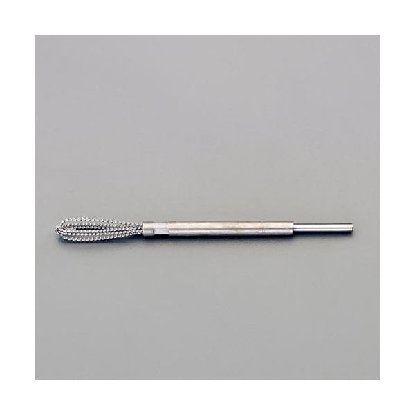 ●重量…6g●適合管内径…φ6.8〜7.0mm●材質…三角ピアノ線●先端…十字型●ブラシ長…30mm●全長…100mm●直径…7mm●交差穴、止まり穴のバリ取りに対応●軸径…3.0mm類似商品はこちらエスコ EA819BK-205 5x10...
