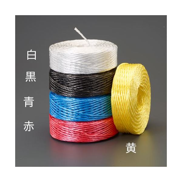 ●径…φ5mm　●長さ…300m●材質…ポリプロピレン　●色…赤●入数は5巻入です。●3本撚りの丈夫なロープです。類似商品はこちらエスコ EA628PP-114AB 5．0mm1,758円エスコ EA628PP-115A 5．0mmx7,5...