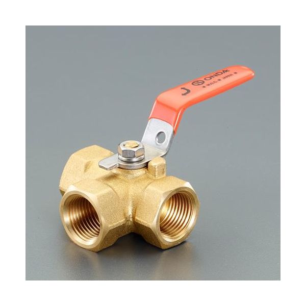 ●最高使用圧力…1.0MPa●材質…真鍮●使用温度範囲…−15〜120℃●使用流体…冷温水・不凍液・油・エアー●ねじサイズ（Rc）…3/4”●スタンダードボア型類似商品はこちらエスコ EA470AT-3 Rc 3／8” 三4,764円エスコ...