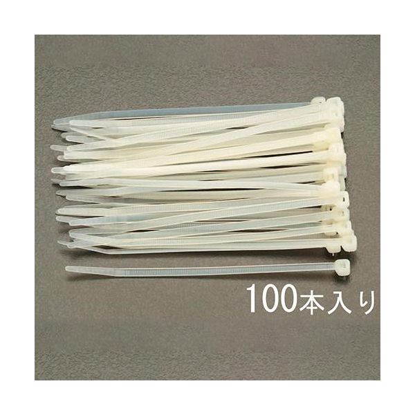 ●全長…75mm●厚み…1.0mm●幅…2.4mm●最大径…15mm●材質…ナイロン66●使用温度範囲…-40〜85℃●ループ引張強度…8kgf●入数は100本入りです。類似商品はこちらエスコ EA475B-75 75x 2．4mm194円...
