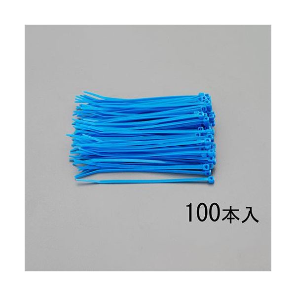 ●色…青●全長…250mm●最大径…74mm●幅…3.6mm●厚み…1.4mm●ループ引張強度…18kgf●材質…ナイロン66●使用温度範囲…-40〜85℃●入数は100本入りです。類似商品はこちらエスコ EA475C-250M 250x ...