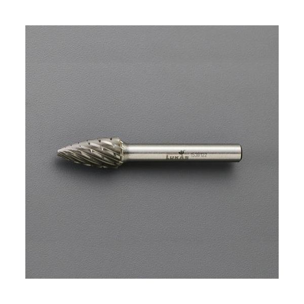●刃径×刃長×全長…12×25×65mm●軸径…6mm●適合材質…ステンレス、鉄、鋳鋼●材質…タングステンカーバイド●重量(g)…36.4●※回転数は被削材に併せて調整して下さい。●ファセットカット類似商品はこちらエスコ EA819GL-1...