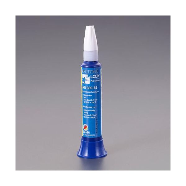 ●内容量…50ml●粘度…高●接着強度…高粘度●分離強度…20〜25Nm●最大隙間…0.25mm●使用温度範囲…−60〜150℃●適応ねじサイズ…M36以下●液色…赤●硬化時間…10〜20分●完全硬化時間…3〜6時間●ロックタイトNo.26...