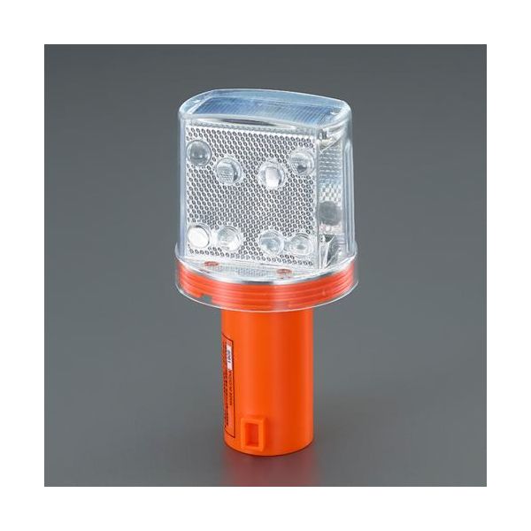 ●電源…ソーラー（ニッケル水素電池）※電池交換不可●光源…LED球（赤2/緑2）●重量…145g●サイズ(mm)…φ40×75×145(H)●材質…ポリカーボネート、ポリプロピレン●点滅パターン…赤2・緑2交互点滅（1回/秒）●用途…ソーラ...