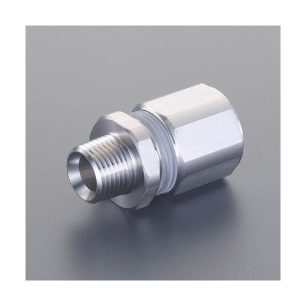 ●ねじサイズ(R)…1/2”●適合ホース…内径：15mm外径：22mm●最高使用圧力…1.0MPa●材質…本体、リング、ナット：SUS304スリーブ：POM●サイズ(mm)…A：50　B：φ13　HEX：32●重量…153g●用途…工作機械...