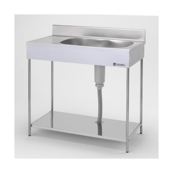 ●日本製●※注意※…【お客様組立品】●呼…50●材質…SUS430●サイズ…800(W)×460(D)×840(H)mm●重量…9kg●シンクサイズ…530(W)×375(D)mm●深さ…130mm●深さ…130mm●実用耐荷重…30kg●...