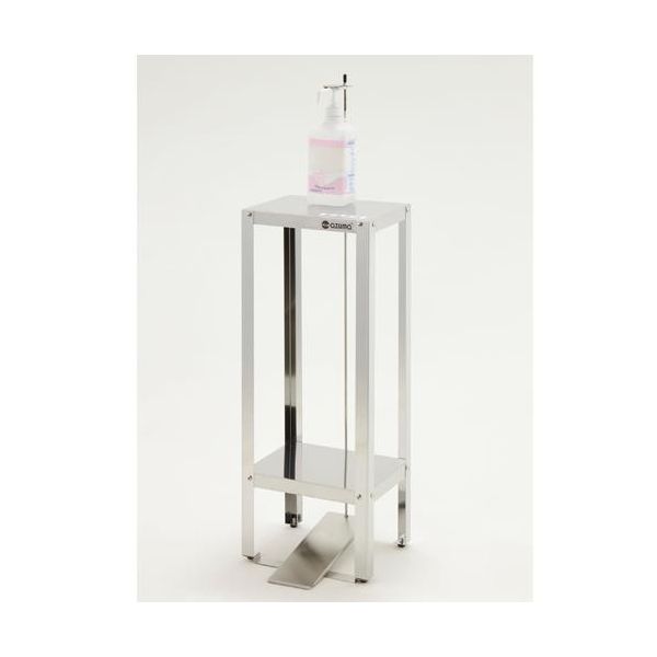 ●※注意※…【お客様組立品】●サイズ…300×240(ペダルを含む場合：280)×750(ボトル押さえ棒を含む場合1000)mm●重量…3.1kg●材質…ステンレス(SUS430)※一部メッキ部品を使用●実用耐荷重…50kg●サビ、汚れに強...
