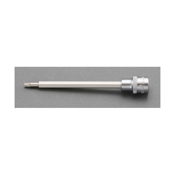 ●差込角…3/8”●全長…125mm●イジリ止付●サイズ…T25類似商品はこちらエスコ EA618JY-27 3／8”DR／T1,170円エスコ EA618JX-25 3／8”DR／T1,444円エスコ EA618BH-125 3／8”DR...
