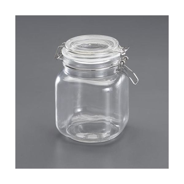 ●容量…1.0L●サイズ(mm)…外寸：130×115×150口の内径：85底の内径：105底から口までの高さ：130●重量(g)…770●材質…本体・蓋：ソーダガラス金属部：ステンレス鋼（クロムめっき）パッキン：シリコーンゴム（耐熱温度1...