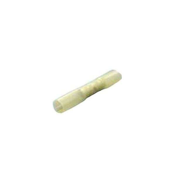 ●型式…2218●撚線…0.3〜0.5mm2●全長(mm)…25●入数…5個●材質…スリーブ：無酸素銅管（電気すずめっき）、被覆部：ポリエチレン●色…黄●熱収縮タイプ（収縮温度：120℃）●圧着作業後に絶縁被覆部分にヒートガン等で熱を加えて...
