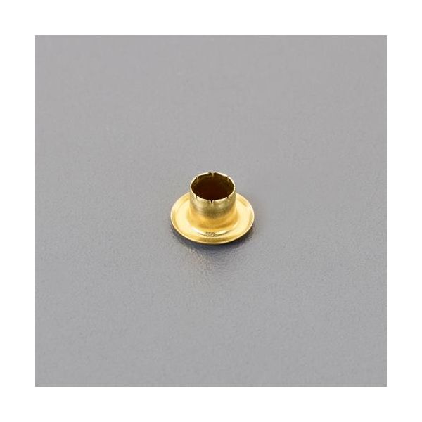 ●材質…真鍮●サイズ…内径：4.5mm外径：7.5mm厚さ：4.5mm●入数…250個● ハトメパンチは5mm用で使用可能。（EA576MB-105等）類似商品はこちらエスコ EA576ME-1 4．5mm ハトメ409円エスコ EA576...