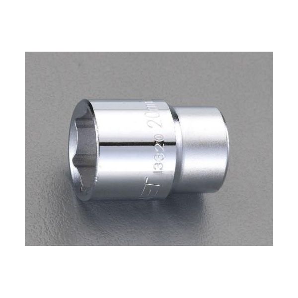 ●差込角…1/2”●対辺…3/8”●外径…15mm●全長…38mm●ボルト・ナットを傷めにくい面接触タイプ●6ポイントソケット●ミラー仕上げ●各部サイズ…●全長(L；mm)：38●先端部ソケット外径(D1；mm)：15.0●差込部ソケット外...