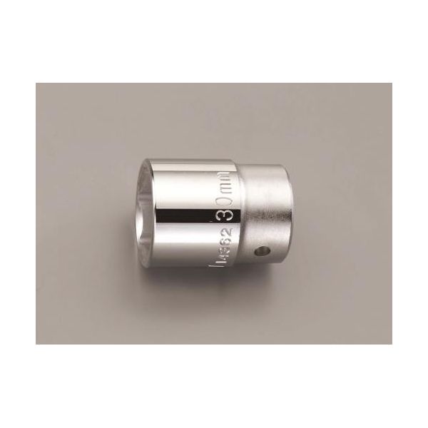 ●差込角…3/4”●対辺(mm)…24●外径(mm)…35●全長(mm)…51●ボルトやナットを傷めない面接触タイプ●6ポイントソケット●各部サイズ…●全長(L；mm)：51●先端部ソケット外径(D1；mm)：35●差込部ソケット外径(D2...