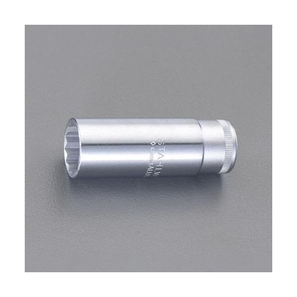 ●差込角…1/2”●対辺…11/16”●外径(mm)…24.3●全長…83mm●12ポイント●手締め時に便利な側面ローレット加工●AS-drive(面接触)で、より高品質なHPQシリーズの1/2”SQディープソケット。類似商品はこちらエスコ...