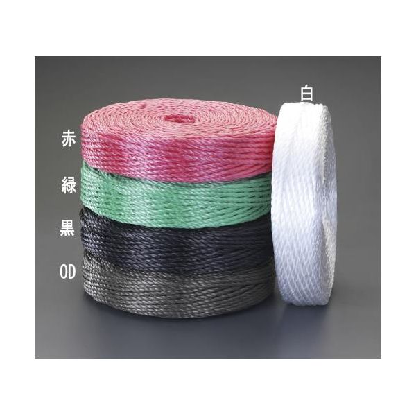 ●材質…ポリプロピレン●サイズ…φ6mm×200m●色…白●入数…1巻●巻取サイズ…約φ300mm●溶着なので切口がほぐれず仕上りがきれい。類似商品はこちらエスコ EA628PR-13A 6mm x202,505円エスコ EA628PR-1...