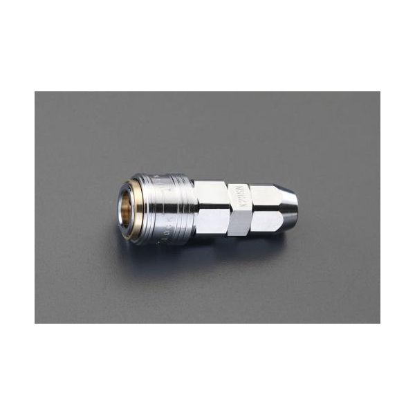 ●型…20型●エアー用●ワンプッシュ式●使用圧力…0.98MPa●材質…鋼鉄(クロムメッキ)●プラグをソケットに差し込むだけで簡単に接続できます。●適合ホース内径…8.5mm●適合ホース外径…12.5mm類似商品はこちらエスコ EA140E...