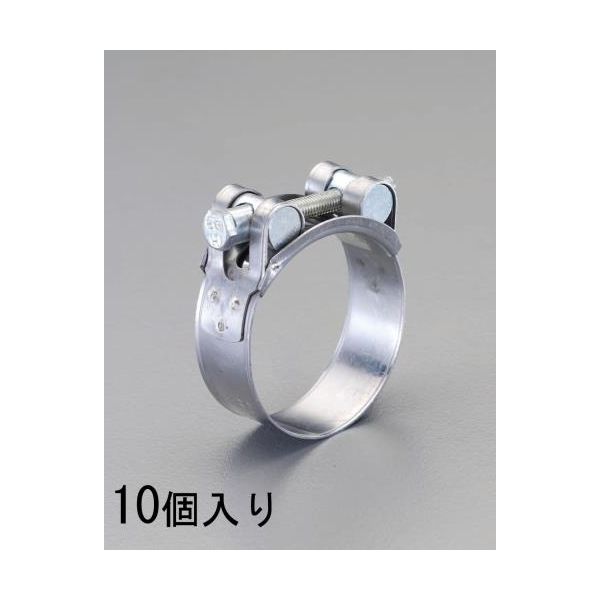 ●適合直径…74〜79mm●材質…バンド：ステンレス、ボルト：スチール●バンド幅…24mm●入数は10個入りです。●ネジの部分を外すと開く仕様になっています。類似商品はこちらエスコ EA463SC-179 74− 79m841円エスコ EA...